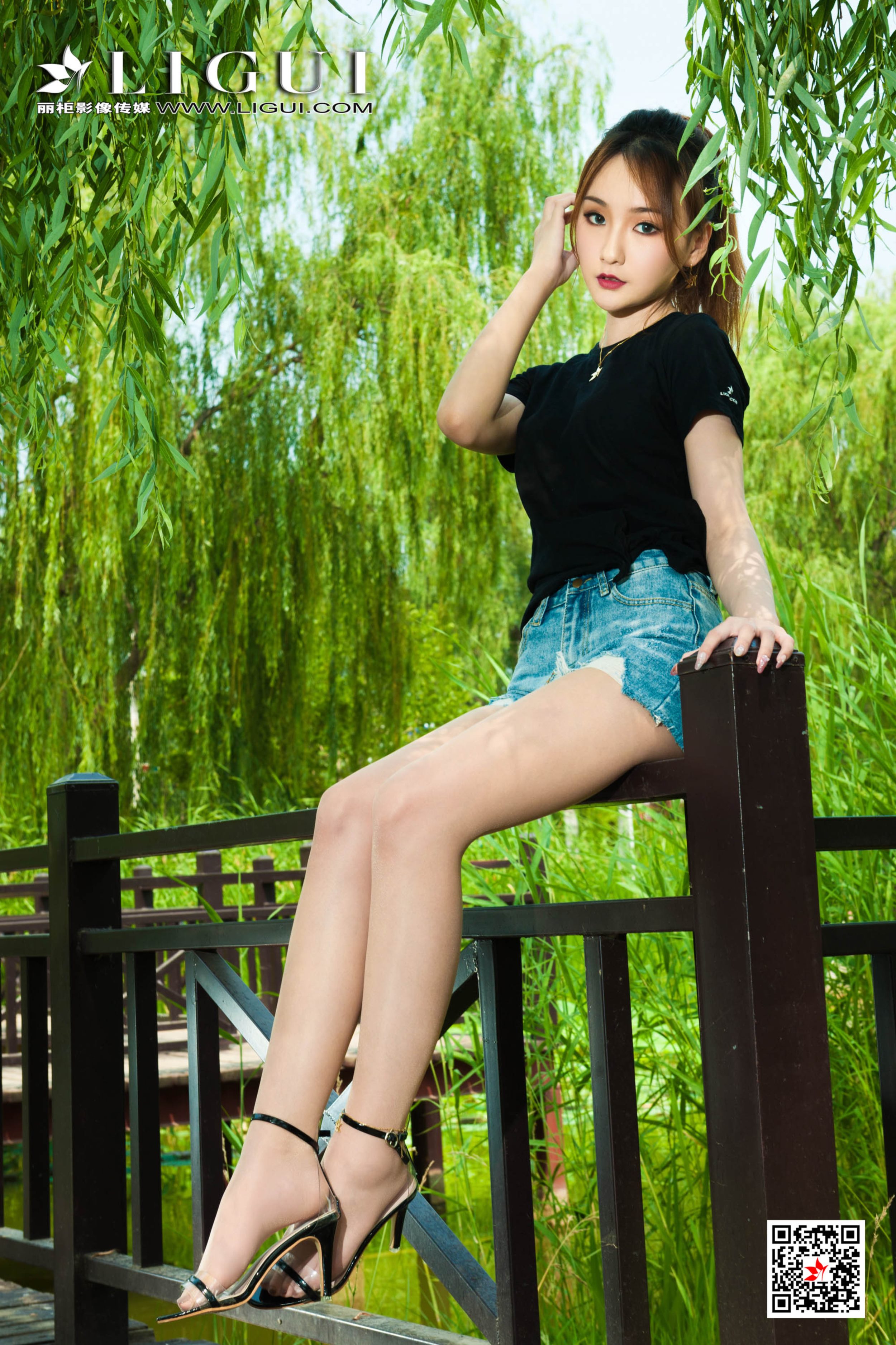 Ligui丽柜 2020.10.19莲池浴清丝蕊蕊[78P] - 库里丝